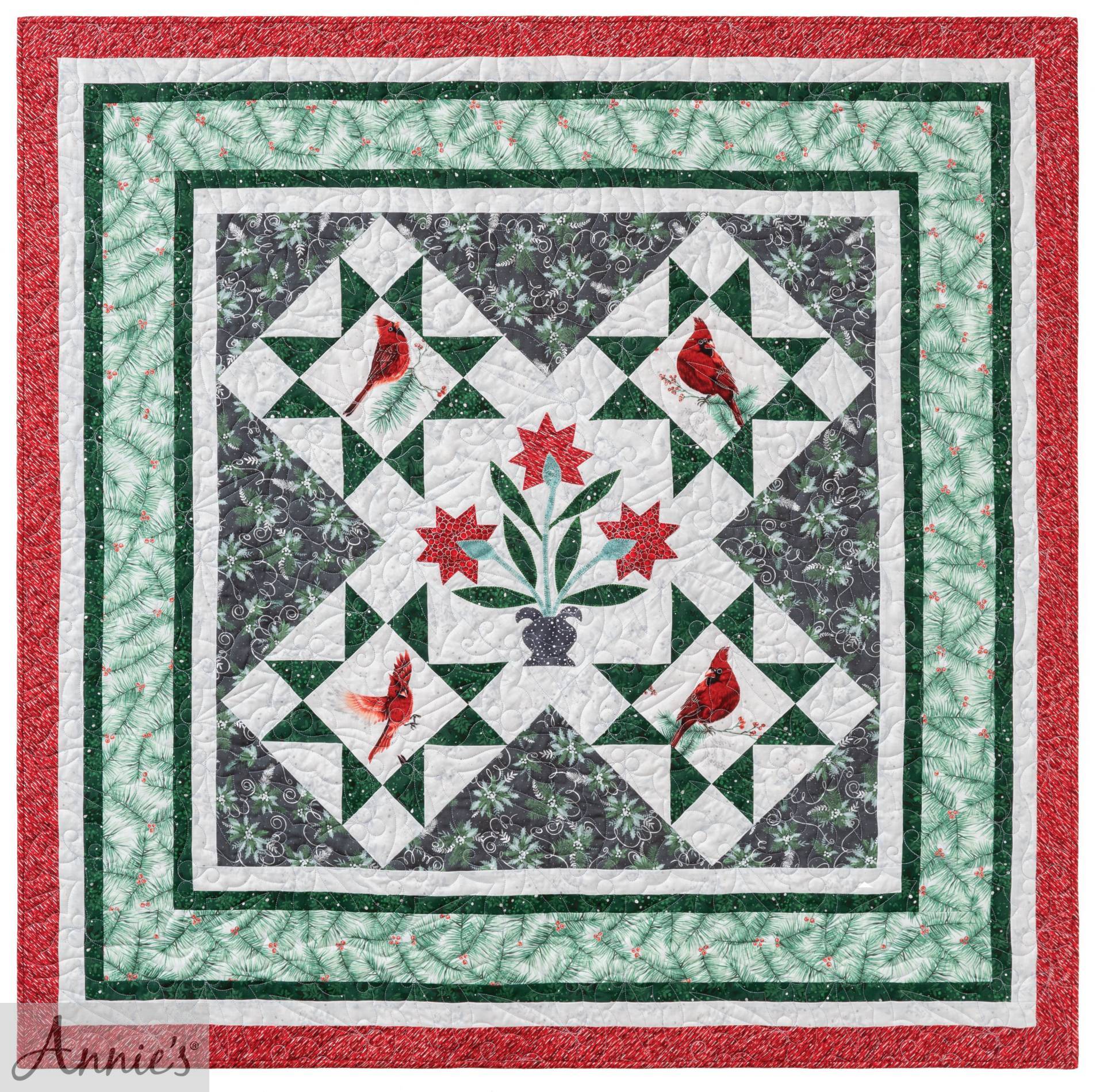Christmas quilt patterns for the wall and lap - Pieced Brain