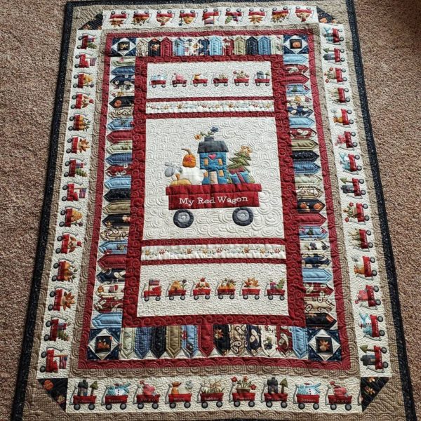 Red wagon quilt patterns: free projects you must make - Pieced Brain