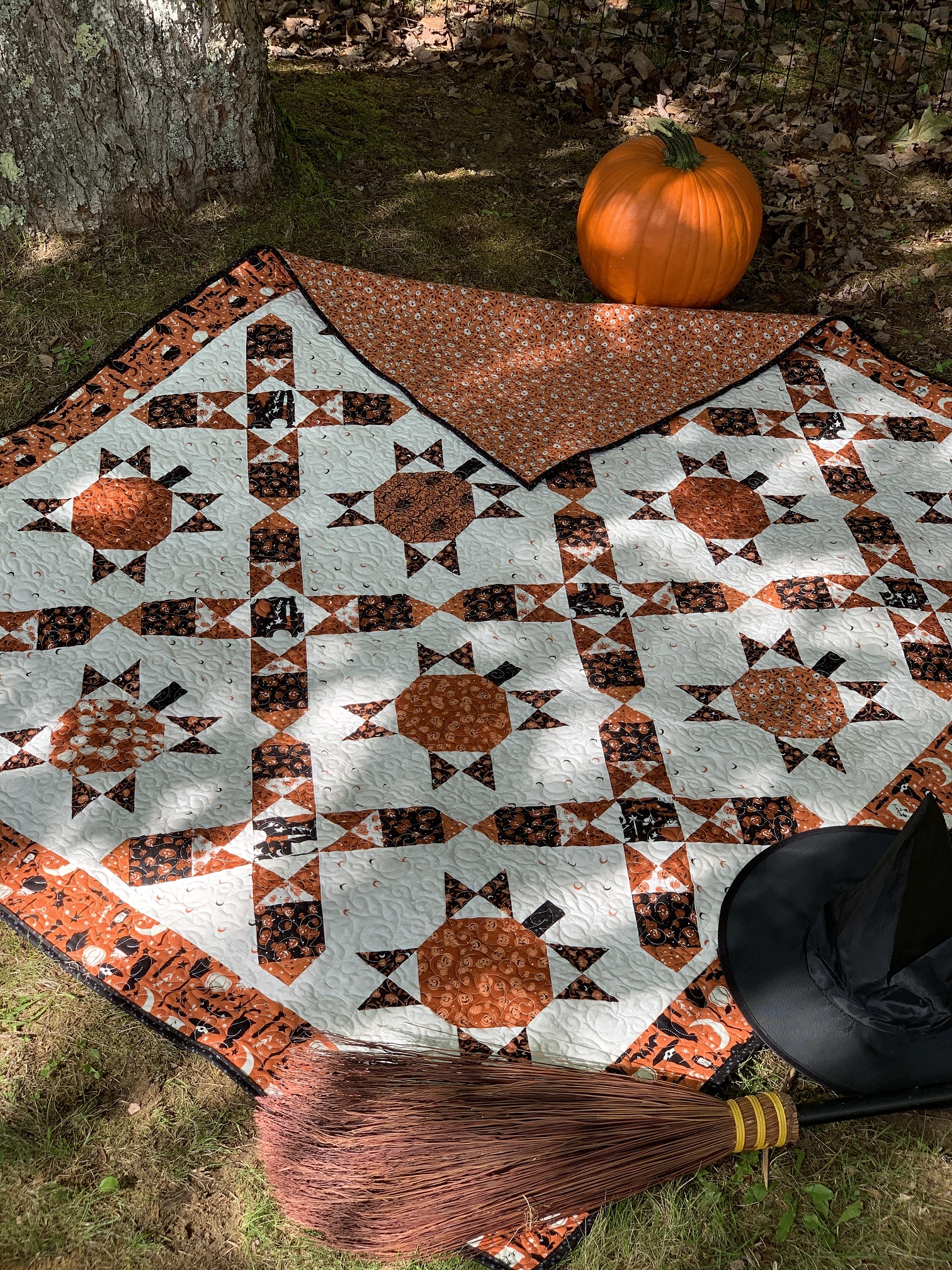 Three easy Halloween quilt patterns - Pieced Brain