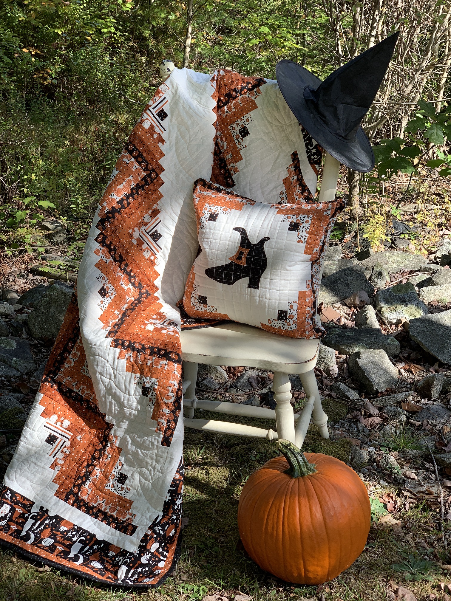 Three easy Halloween quilt patterns - Pieced Brain