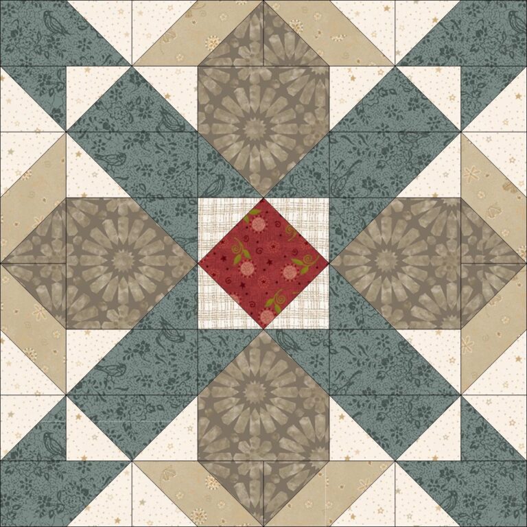 Two free quilt patterns with sunflowers - Pieced Brain