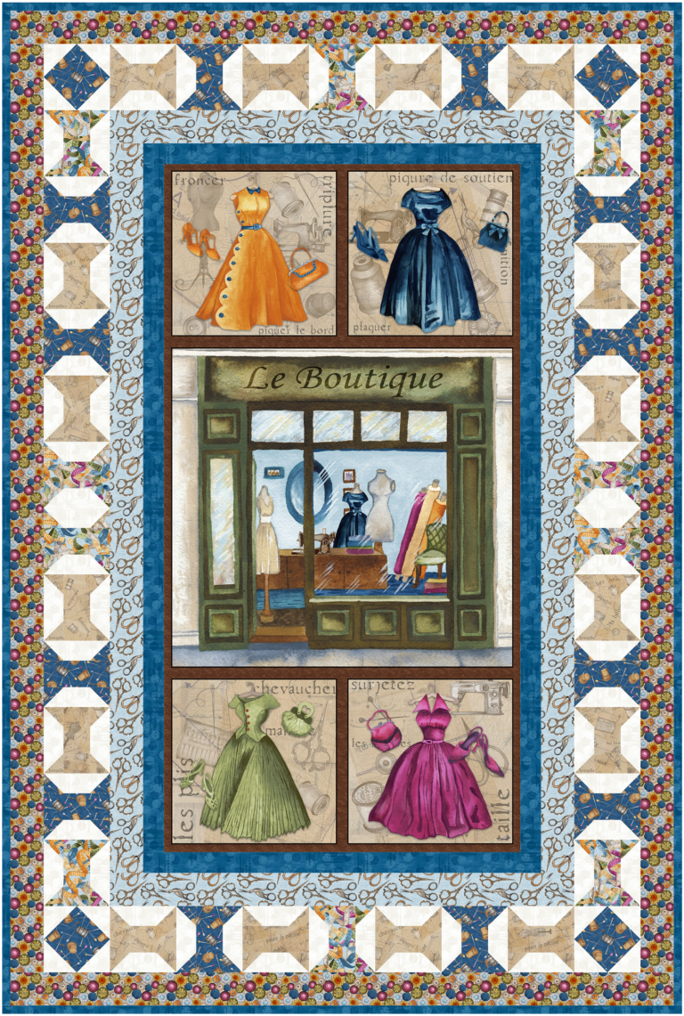Free Sewing Theme Quilt Patterns - Pieced Brain