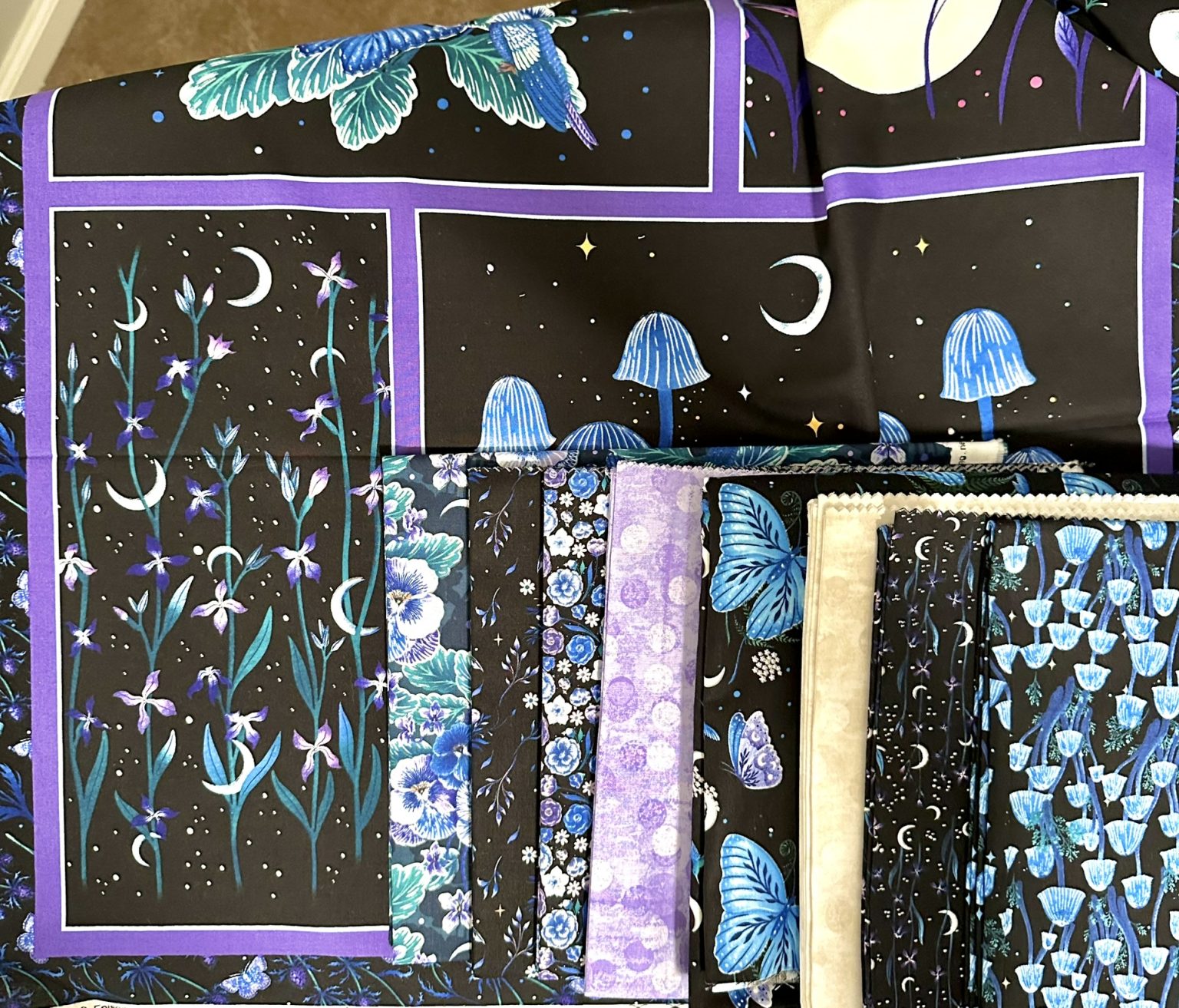 Free pattern for a panel quilt - Pieced Brain