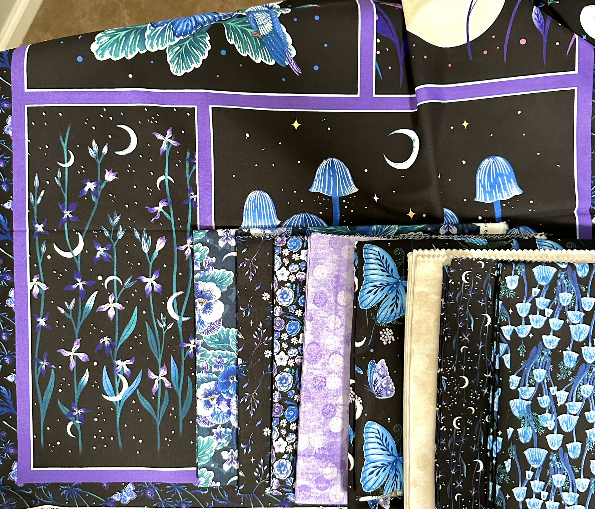 Free pattern for a panel quilt - Pieced Brain